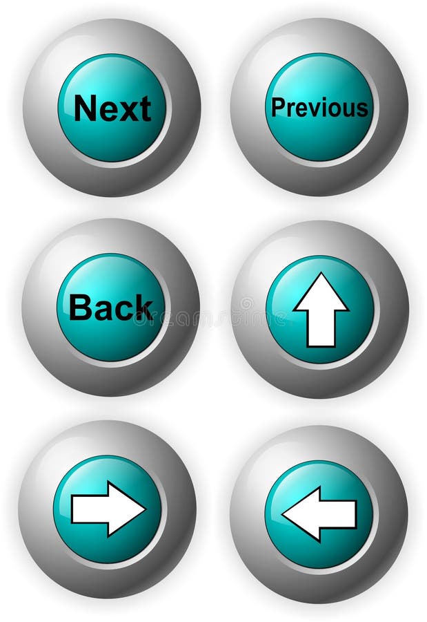 Buttons Blue Shiny stock illustration. Illustration of button - 13853179