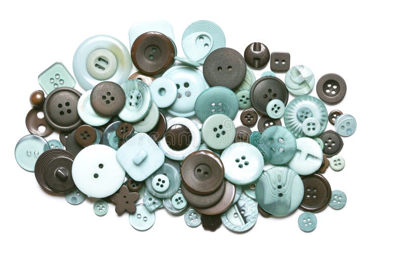 Buttons stock image. Image of isolated, holes, white - 40322577