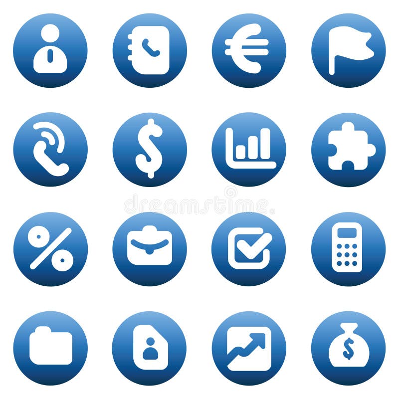 Buttons for business stock vector. Illustration of checkbox - 13462480