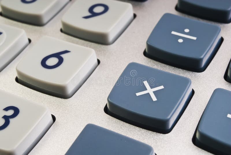 Buttons of calculator stock photo. Image of account, financial - 62939590