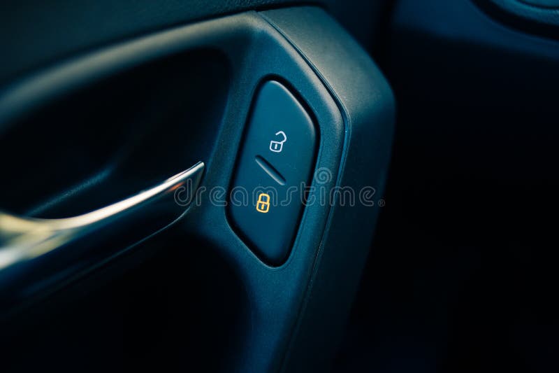 Buttons of central lock stock photo. Image of button - 70287108