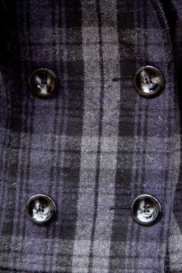 Buttons on a coat stock image. Image of canvas, dress - 28138219