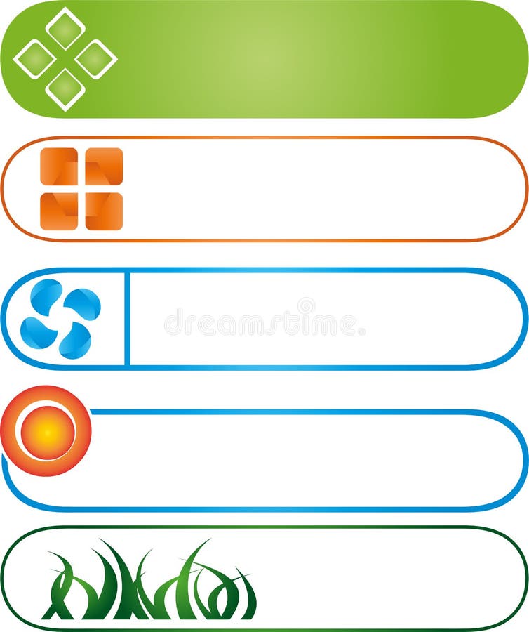 Buttons Collection, Logo, Button Stock Vector - Illustration of ...