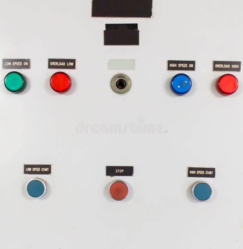 Buttons on control panel stock photo. Image of electrical - 39325226