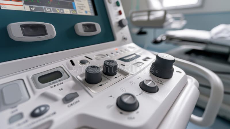 The Buttons and Control Panel of a Mobile Ultrasound Device Designed ...