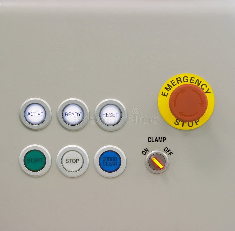 Buttons and controls stock image. Image of electric, button - 1405789