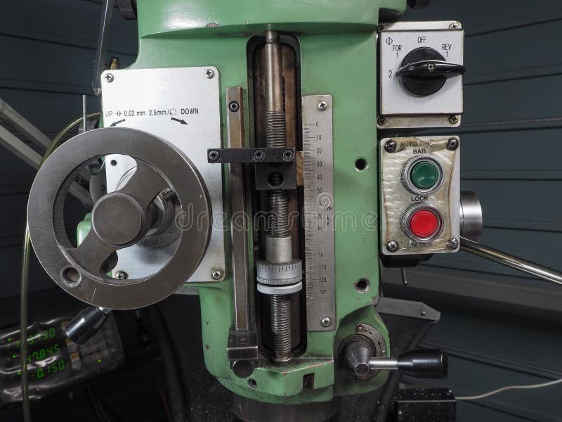 Buttons And Controls Function Of Machine. Stock Photo - Image of ...