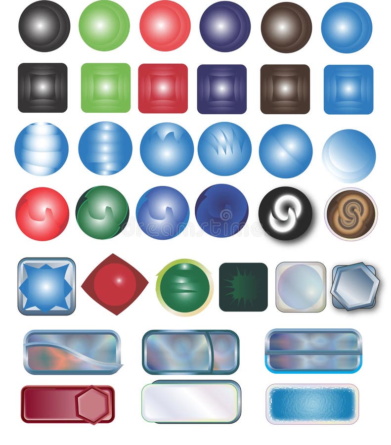 Buttons Different Picture. Image: 4822701