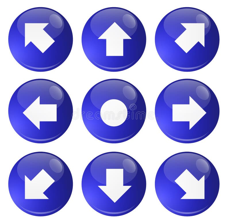 Down arrow buttons stock vector. Illustration of icon - 24920559