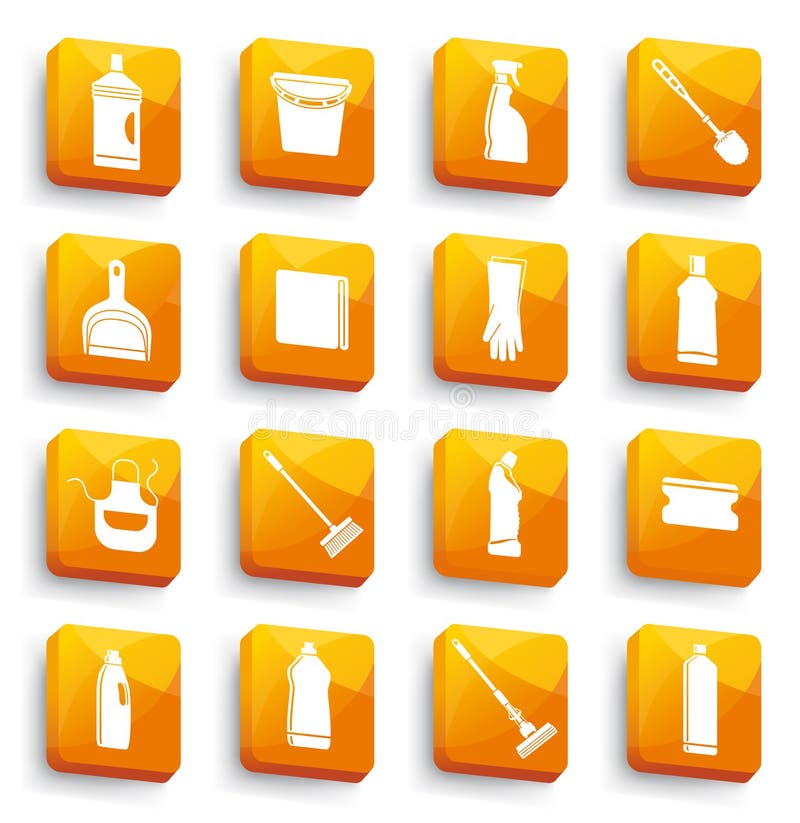 House Chores symbols stock vector. Illustration of cooking - 24840459