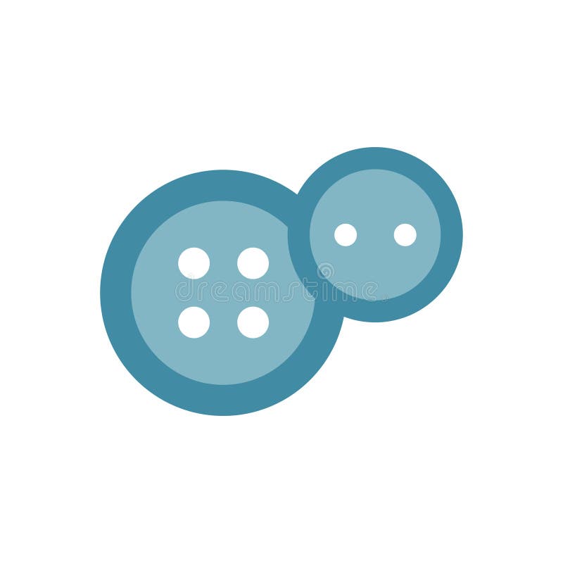 Buttons Fashion Tailor Icon Vector Basic Design Stock Vector ...