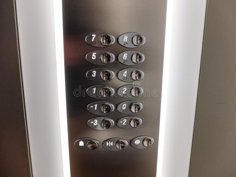 Elevator Numbers stock image. Image of multi, down, story - 13132647