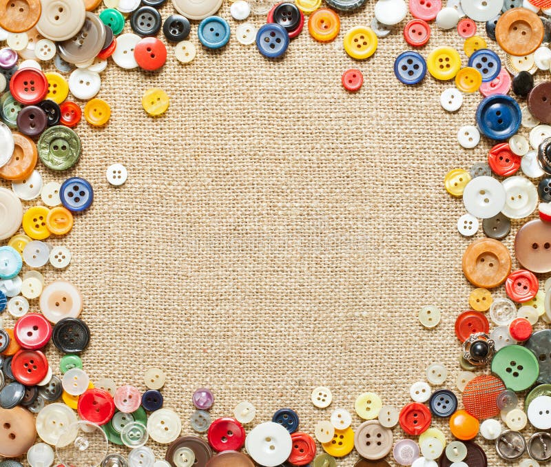 Buttons Frame on Fabric Background Stock Image - Image of grunge ... Buttons Frame on Fabric Background Stock Image - Image of grunge ...