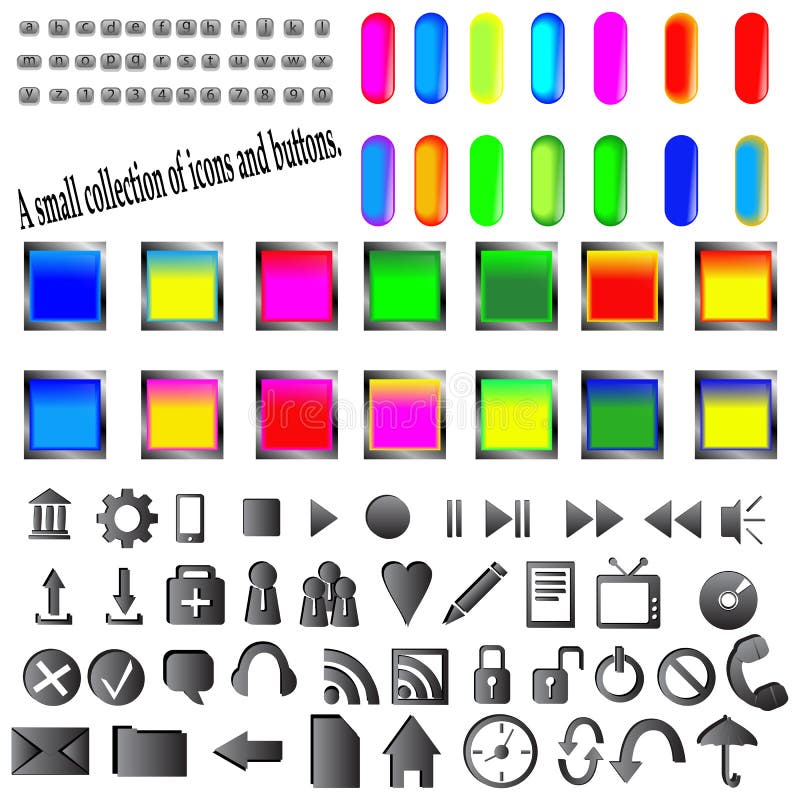 Glossy Glass Squares with Reflection Stock Vector - Illustration of ...