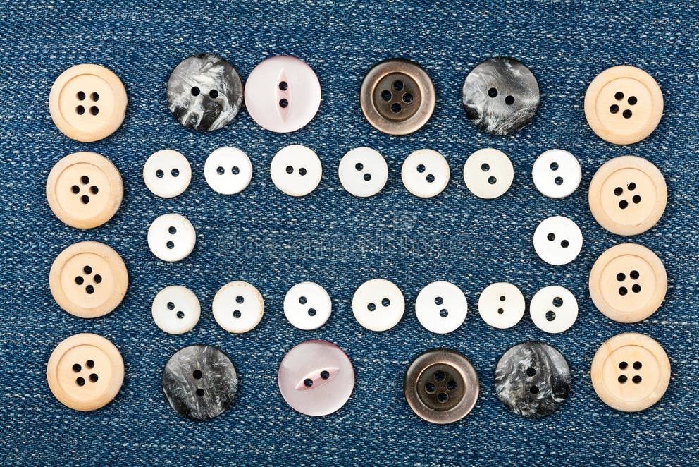 Buttons on jeans stock photo. Image of denim, material - 22900982