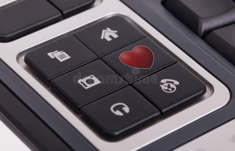 Buttons on a Keyboard - Love Stock Photo - Image of keyboard, computer ...