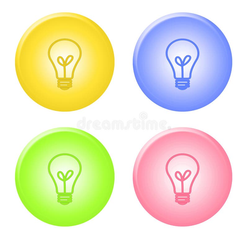 Web buttons: light blue 2 stock vector. Illustration of link - 680257