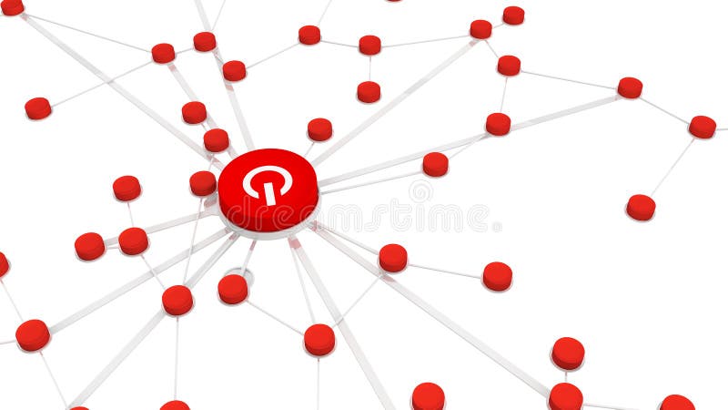 Button Network stock illustration. Illustration of connection - 102755145