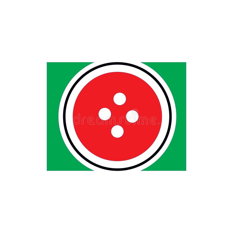 Buttons logo stock vector. Illustration of sewing, colorful - 191567272