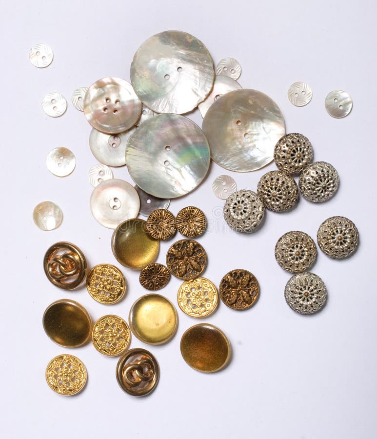 Buttons stock image. Image of silver, plastic, pearl - 36165927