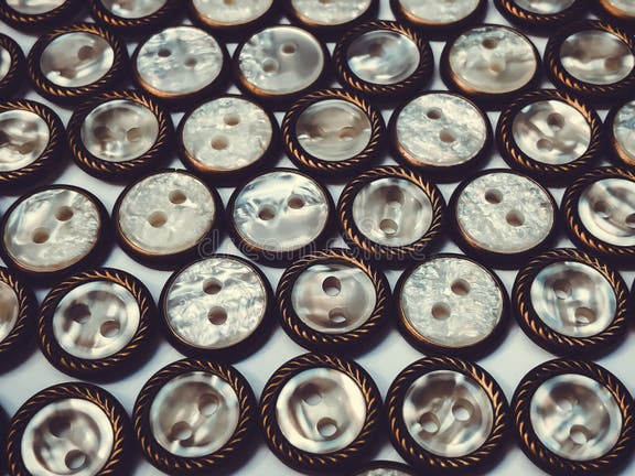 Buttons, Lots of Buttons. Buttons for Sewing and Craft Stock Photo ...