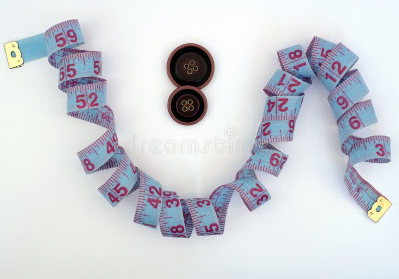Buttons and measuring tape stock photo. Image of housework - 32700118
