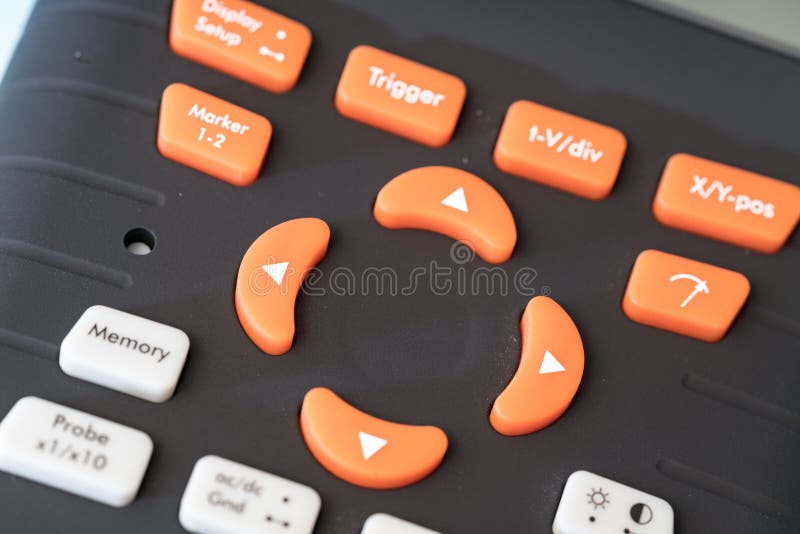 Buttons on Modern Medical Device Stock Image - Image of device, digital ...