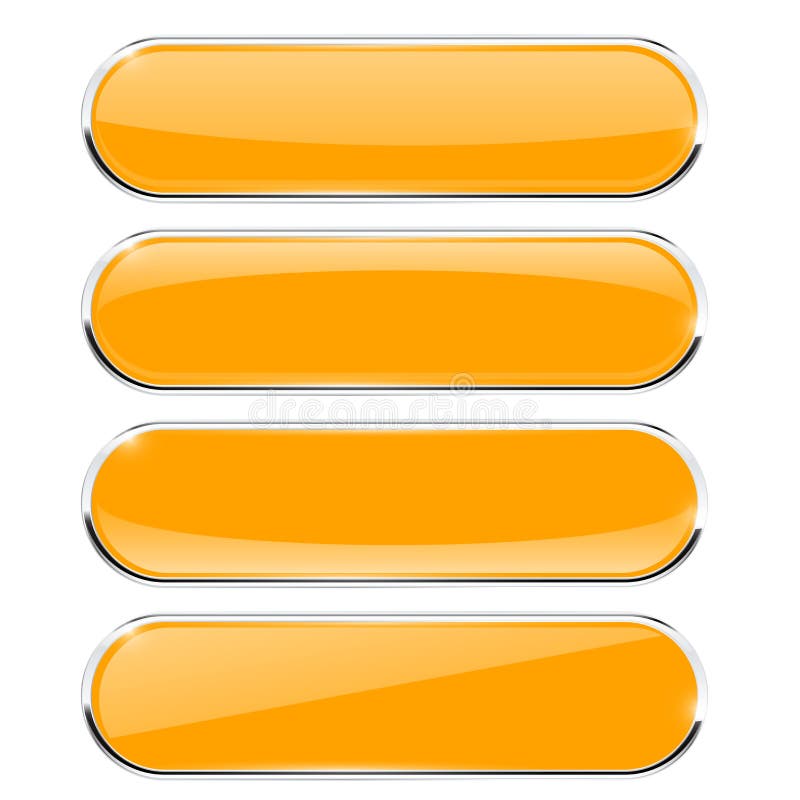 Orange Oval Buttons. 3d Glass Menu Icons Stock Vector - Illustration of ... Orange Oval Buttons. 3d Glass Menu Icons Stock Vector - Illustration of ...