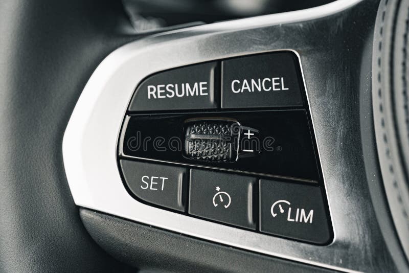 Buttons Panel of the Car on the Dashboard Stock Image - Image of ...