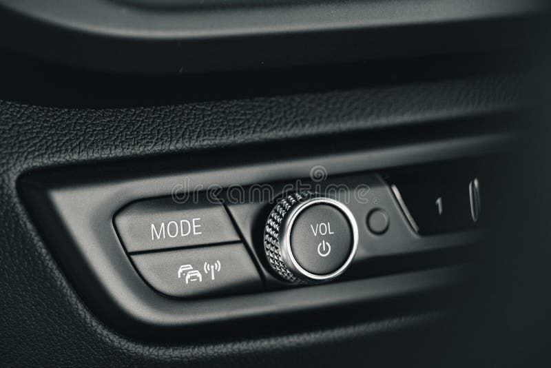 Buttons Panel of the Car on the Dashboard Stock Photo - Image of ...