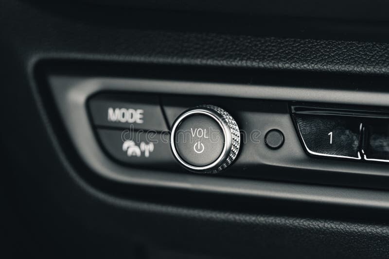 Buttons Panel of the Car on the Dashboard Stock Photo - Image of ...
