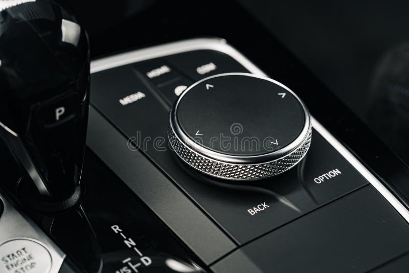 Buttons Panel of the Car on the Dashboard Stock Image - Image of ...