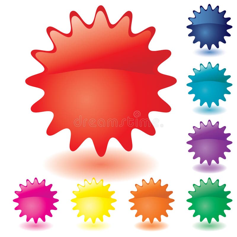 Buttons, part 2 stock vector. Illustration of graphic - 14273872