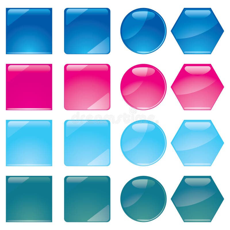 Buttons, part 2 stock vector. Illustration of graphic - 14273872