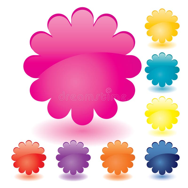 Buttons, part 2 stock vector. Illustration of graphic - 14273872
