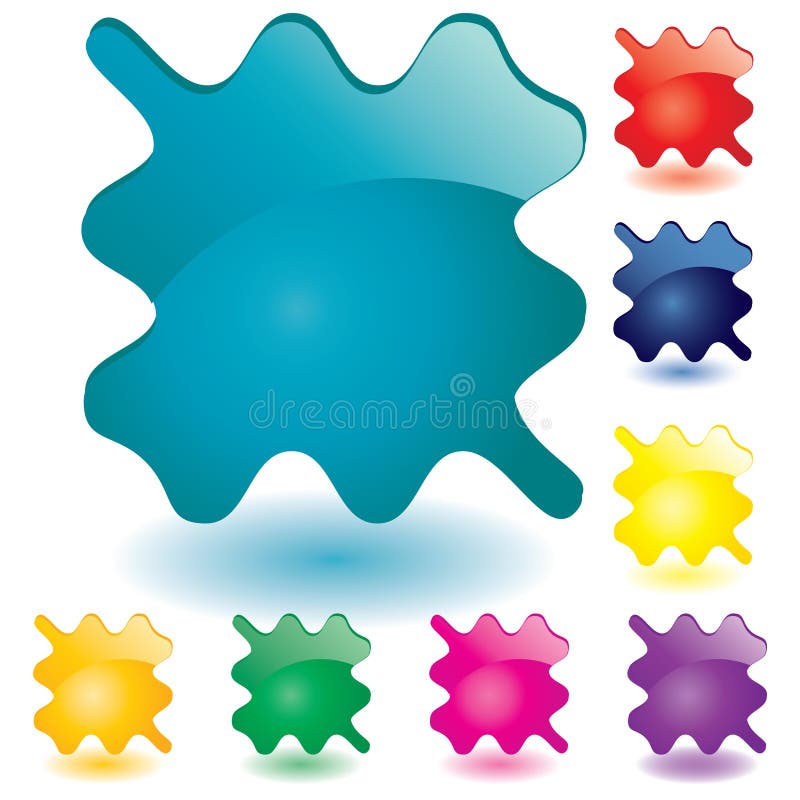 Buttons, part 2 stock vector. Illustration of graphic - 14273872