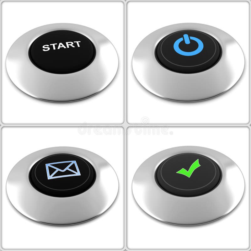 Buttons stock illustration. Illustration of creative - 32920761