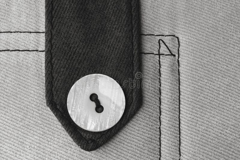 Buttons sewn on fabric stock image. Image of sewing, clothing - 78691165