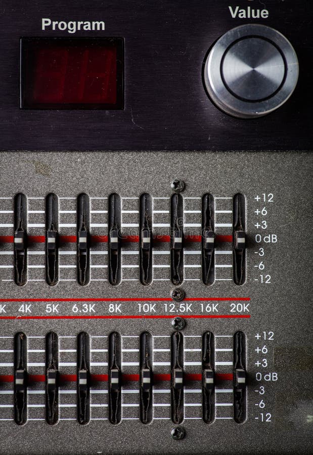 Buttons in sound studio stock image. Image of musical - 68519383