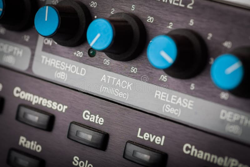 Buttons in sound studio stock photo. Image of panel, mixer - 67588714
