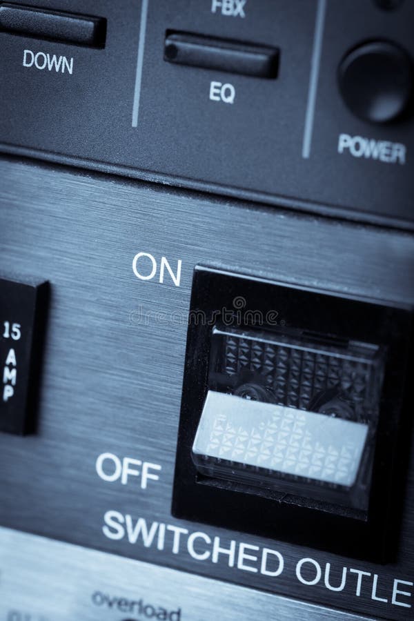 Buttons in sound studio stock photo. Image of soundboard - 67632362