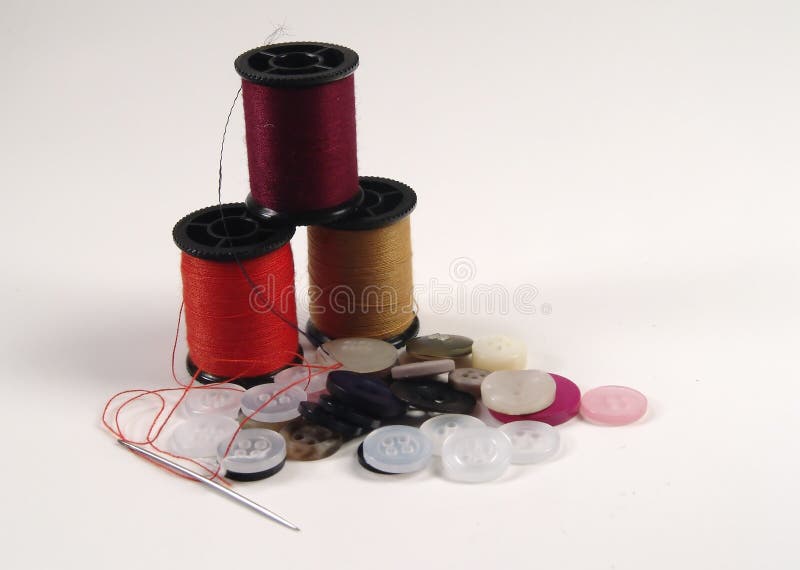 Buttons And Thread Picture. Image: 8265