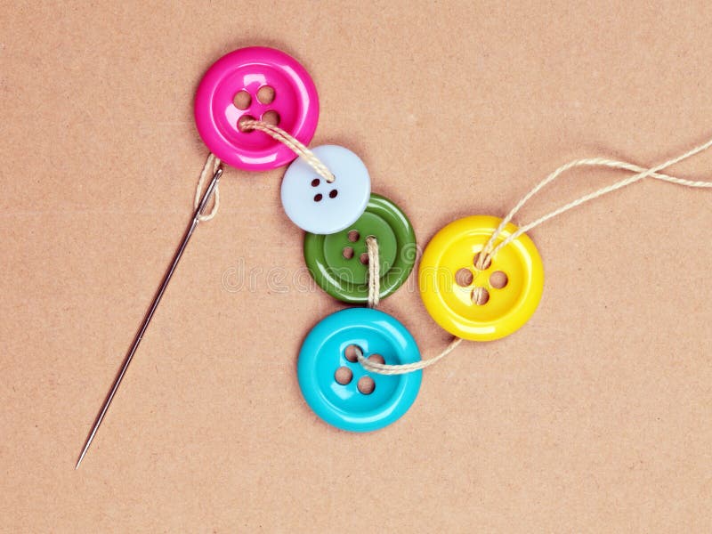 Buttons thread stock photo. Image of hobby, pattern, craft - 39968296