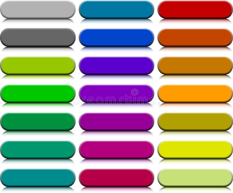 Buttons. [Vector] stock vector. Illustration of color - 3722169