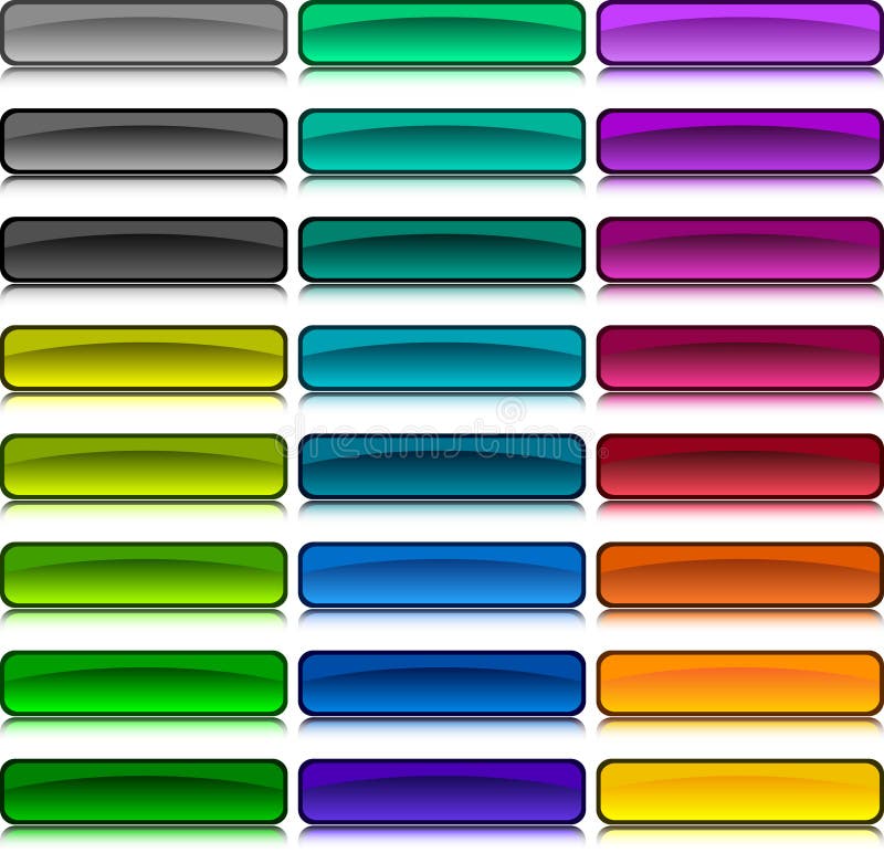 Metal buttons. [Vector] stock vector. Illustration of green - 3780761