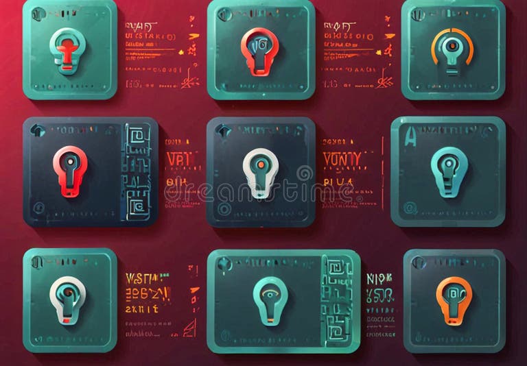 Buttons for Web Vector Illustration Stock Illustration - Illustration ...