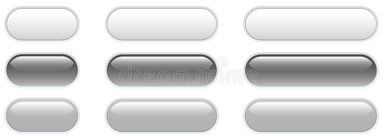 Buttons Oval Website Stock Illustrations – 826 Buttons Oval Website ...