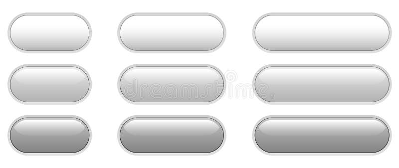 Website buttons template stock vector. Illustration of vector - 15413517