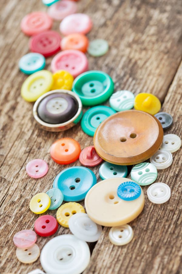 Buttons on wooden boards stock photo. Image of group - 56322856