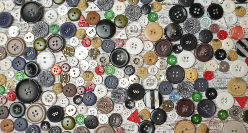 Buttons on the Wooden Surface. Stock Photo - Image of window, pattern ...